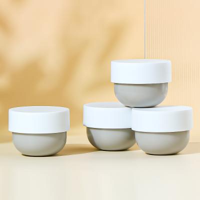 China Diamond Knurling Surface Finishing Cosmetic Cream Jar Eco-Appeals And Material Innovation With Virgin Or Recycled PP for sale