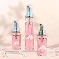 China White Plastic Foam Pump Bottle For Skin Care And Shampoo Products With A Cap For Packaging for sale
