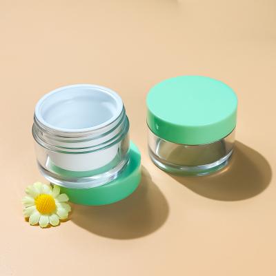 China PETG Cosmetic Cream Jar 15ml-100ml Screw Cap Thick-Walled for sale