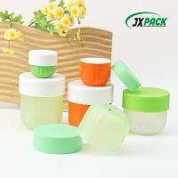 China JXPACK 50ml Plastic Cosmetic Cream Jar with Pull Lid for sale