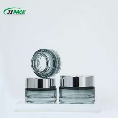 China Customizable Glass Cosmetic Bottle for Lotion Cream Serum for sale