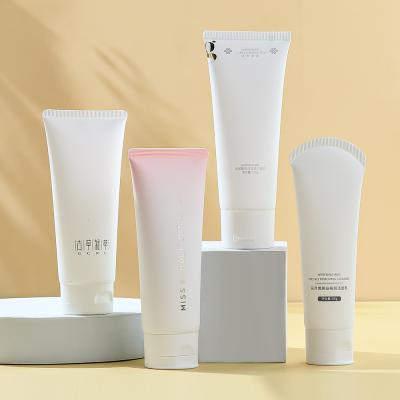 China Biodegradable Plastic Cosmetic Tube for Skincare with Flip-Top for sale
