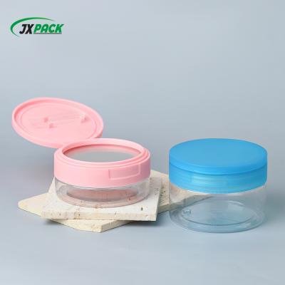 China PET Transparent Cosmetic Cream Jar with Customizable Capacity for sale
