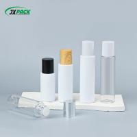 China 60ml PET Plastic Cosmetic Bottle with Wooden Cap for sale