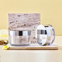 China 50ml Clear Plastic Cosmetic Cream Jar with Flip Lid for sale