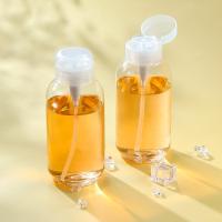 China ISO9001 Certified PET Makeup Remover Bottle with Flip Cover and Customized Colors for sale