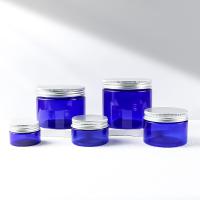 China Transparent Round Wide-Mouth Plastic Cream Jar for Cosmetics Packaging with Sealed Lid for sale
