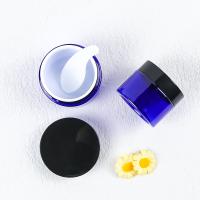 China Transparent Round Wide-Mouth Plastic Cream Jar for Cosmetics Packaging with Sealed Lid for sale