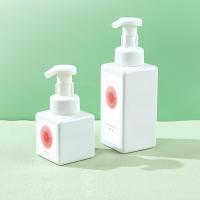 China Square Colored Plastic Foam Pump Bottle with Press-On Foaming Pump Head for Dense Foam Dispensing for sale