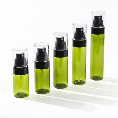 China Customizable Logo High-Quality PET Plastic Spray Bottle with Fine Mist Spray for Cosmetics for sale