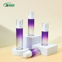 China Recyclable and Customizable PET Plastic Cosmetic Bottle with Food-grade PET Material in Gradient Design for sale