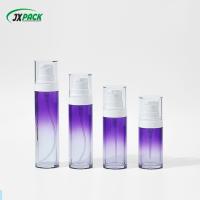 China Gradient Color PET Cosmetic Bottle with Press Pump Head and Food-Grade PET Material for Precise Dispensing for sale