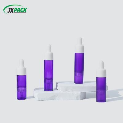 China Double-headed Plastic Cosmetic Bottle with Detachable Structure and Precise Volume Control in 15ml and 20ml Matte Finish for sale