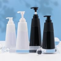 China Conical Reusable Food-grade PET Plastic Shampoo Bottle with Leak-proof Lotion Pump for Shampoo and Body Wash for sale