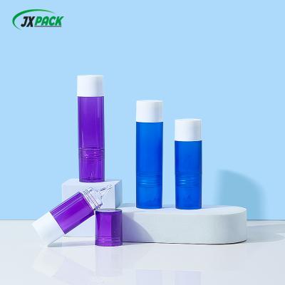 China Press-Type Dropper Lightweight Recyclable Plastic Cosmetic Bottle for Essence Dispenser and Airless Syringe Bottle for sale