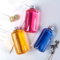 China Customized Lightweight Transparent Amber Plastic Cosmetic Bottle with Leak-Proof Screw Cap for Hair Care and Body Wash for sale