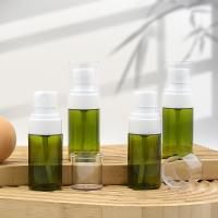 China Green PET Plastic Spray Bottle with Light-blocking Leak-proof and Refillable Design for Cosmetic Skin Care for sale