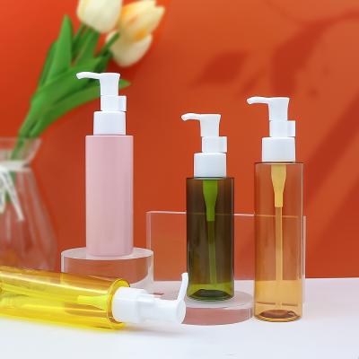 China Matte Finish Lockable Pump Dispenser Bottle with Food-Grade PET for Precise Lotion Dispensing for sale