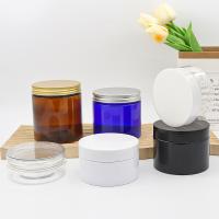 China Food-Grade PET Cosmetic Cream Jar with Wide-Mouth Design and Customizable Colors for sale