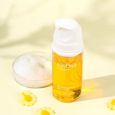 China Transparent White PET Foam Pump Bottle with Press-Type Foam Pump Head and Multiple Capacity Options for Safe and Efficient Skincare for sale