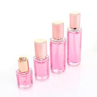 China Thick-walled PETG Plastic Cosmetic Bottle with Rose Crystal Transparent Design and Sealed Pump Head for Leak-proof Lotion Packaging for sale