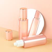 China Thick-walled Diamond-shaped Plastic Cosmetic Bottle with Press Pump for Lotion and Foundation for sale