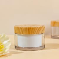 China Eco-friendly Food-Grade PET Plastic Cosmetic Cream Jar with Customizable Colors and Screw Cap Sealing for sale