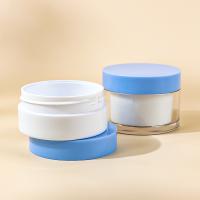 China Food-Grade PET Transparent Leak-Proof Cosmetic Cream Jar for Face Cream and Moisturizer for sale