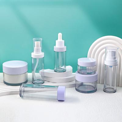 China High Impact Resistance Lightweight Plastic Cosmetic Bottle with Matte Finish for Lotion and Cream Packaging for sale