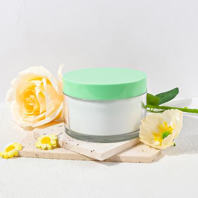 China Customized Colors Food-Grade PET Cosmetic Cream Jar with Screw Lid Sealing for Face Cream and Eye Cream for sale