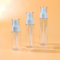China Leak-proof Food-grade PET Plastic Spray Bottle with Multiple Capacity Specifications for Fine Mist Cosmetic Dispenser for sale