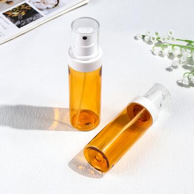 China 100ml Refillable Plastic Spray Bottle with Fine Mist Sprayer and Food-Grade PET for Cosmetic Packaging for sale
