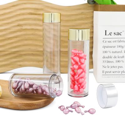 China 30ml/50ml/100ml Thick-Walled Plastic Capsule Bottle with Wide-Mouth Design and Recyclable PET Material for Vitamins and Pills for sale