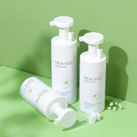 China White transparent round foam pump bottle made of high-quality PET material with ergonomic pump head design and multiple capacity options for facial cleanser and body wash for sale