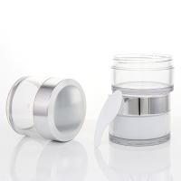 China Transparent Food-Grade PET Cosmetic Cream Jar with Customizable Colors and Screw Cap for sale
