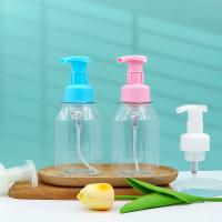 China Oval-Shaped Transparent Foam Pump Bottle with Press-Type Foam Pump Head Made of Food-Grade PET Material for sale