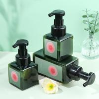 China PET Square Foam Pump Bottle for Facial Cleanser with Recyclable Material and Customizable Colors for sale