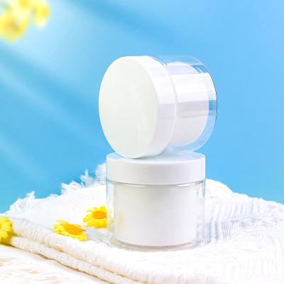 China High Clarity Wide-Mouthed Food-Grade PET Plastic Jar for Cosmetics and Creams for sale