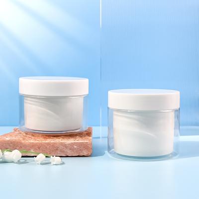 China High Clarity BPA Free Recyclable PET Plastic Jar for Cosmetic Cream and Wide-Mouthed Packaging for sale