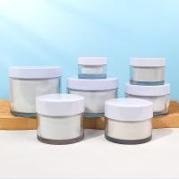 China Thick-walled PET Cream Jar with Built-in Inner Liner and Customizable Colors for Cosmetic Cream Containers for sale