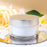 China Eco-Friendly Dual-Layer Cosmetic Cream Jar - Recyclable Non Spill Skincare Packaging Jar for Face Cream & Mask for sale