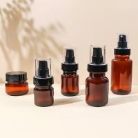 China Amber PET Bottle with 90%+ UV-Blocking, Shatterproof Durability, and Multi-Accessory Design for Cosmeceuticals & Pharmaceuticals for sale