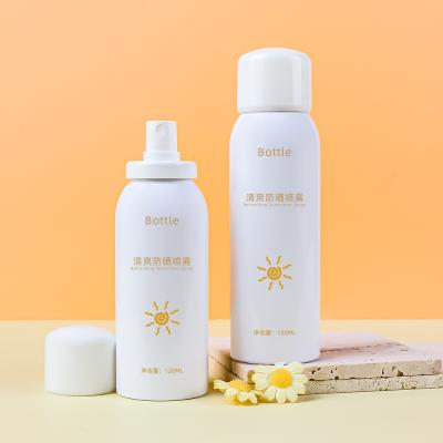 China White Plastic Spray Bottle with Fine Mist Sprayer and Leak-Resistant Pump for Customizable Skincare and Haircare Applications for sale