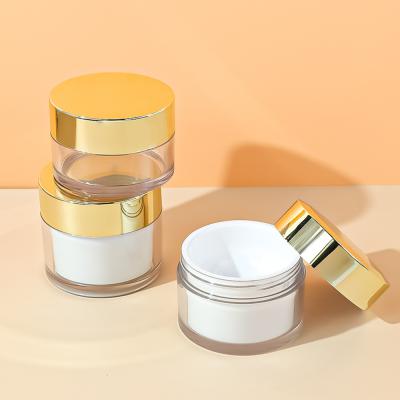 China Food-Grade PET Plastic Cream Jar with Leak-Proof Screw Lid and Customizable Printing for Cosmetic and Skincare Packaging for sale