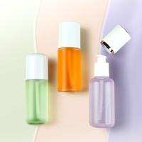 China Round Shoulder Thick Wall Plastic Lotion Bottle with High Impact Resistance for Premium Cosmetic Packaging for sale