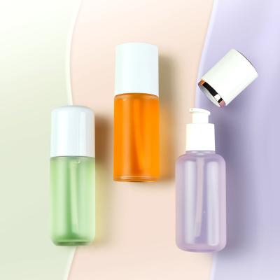 China Round Shoulder Thick Wall Plastic Lotion Bottle with High Impact Resistance for Premium Cosmetic Packaging for sale