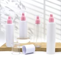 China PET Plastic Spray Bottle with Multiple Pump Colors and Customizable Cap Options for Cosmetic and Personal Care Packaging for sale