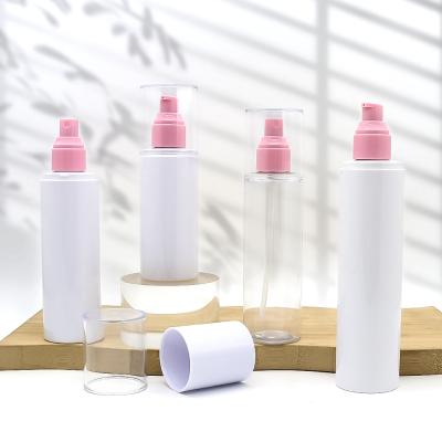 China PET Plastic Spray Bottle with Multiple Pump Colors and Customizable Cap Options for Cosmetic and Personal Care Packaging for sale