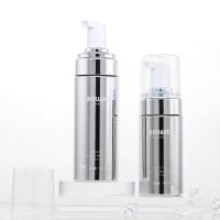 China Food-grade PET plastic foam pump bottle with leak-proof design and customizable colors for skincare and personal care for sale
