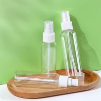 China Amber Dark Green White Clear PET Plastic Spray Bottle with White Spray Pump and Recyclable PET Material for sale